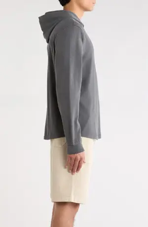 Marine Layer Lux Slub Organic Cotton Long Sleeve Hoodie