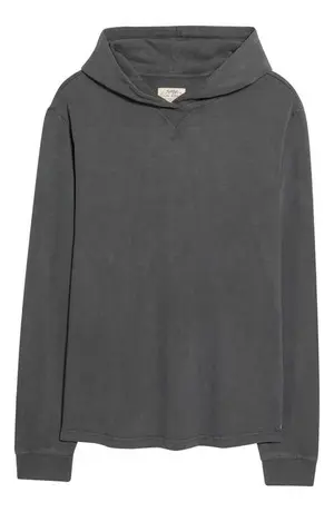 Marine Layer Lux Slub Organic Cotton Long Sleeve Hoodie