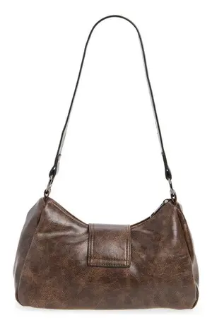Bp. Faux Leather Buckle Mini Bag
