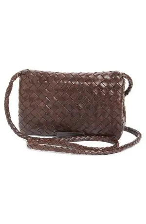 LOEFFLER RANDALL Vinnie Woven Leather Crossbody Bag