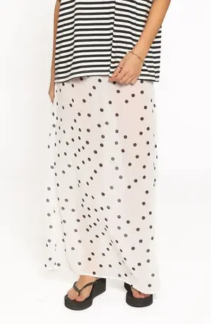 PETAL & PUP Tammi 2-piece Skirt Set - White Black