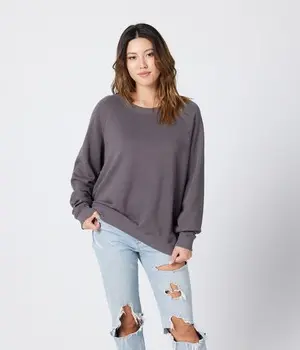 KNOWN SUPPLY Raglan Sweatshirt - Charcoal