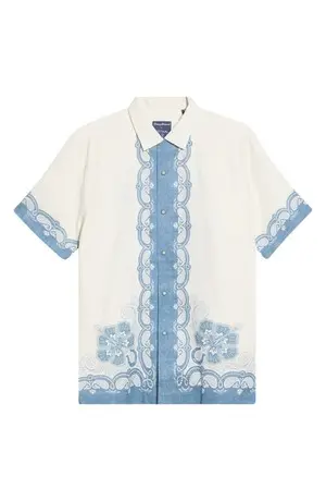 Tommy Bahama Life Of The Rodeo Silk Camp Shirt