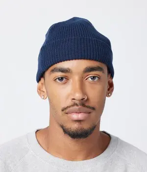 KNOWN SUPPLY Fitted Cuff Beanie - Navy