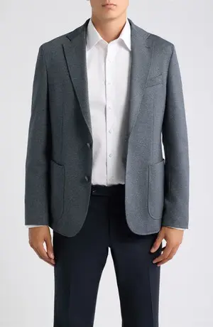 BOSS Hanry Jersey Sport Coat With Hooded Bib