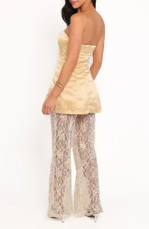 PETAL & PUP Oxley Strapless Jumpsuit