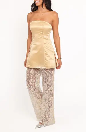 PETAL & PUP Oxley Strapless Jumpsuit