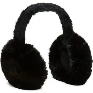Treasure & Bond Faux Fur Earmuffs - Black