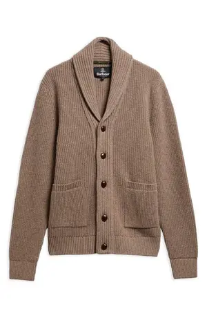 Barbour Hartland Shawl Collar Wool Cardigan