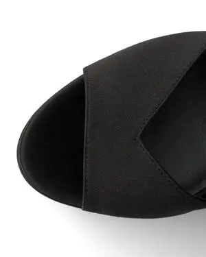 Prada Satin Platform Sandals