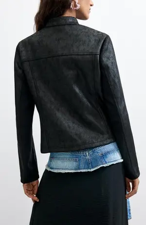 Desigual Faux Leather Jacket