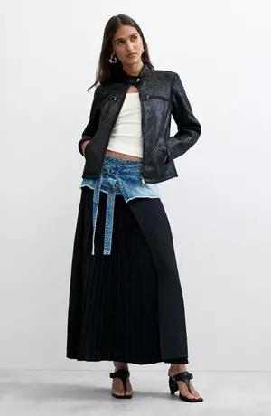 Desigual Faux Leather Jacket