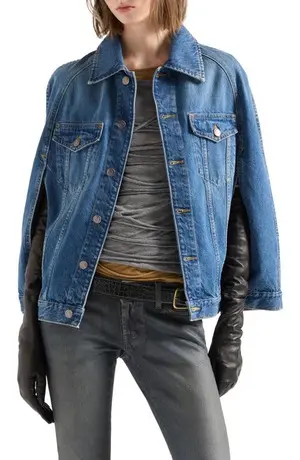 7 For All Mankind Denim Cape - Midtown