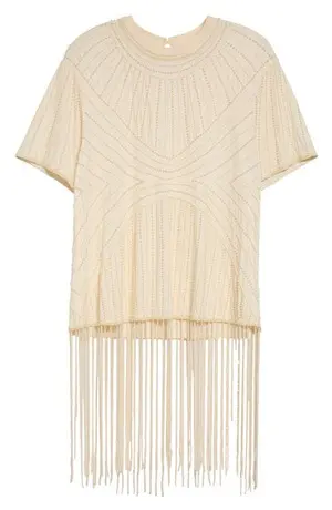 Sea Carlotta Embroidered Fringe Top