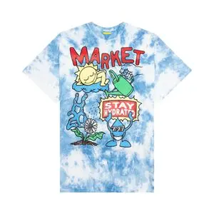 MARKET Stay Hydrated Waterworks T-shirt 'tie-die