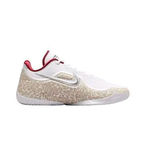 Nike Lebron 23 Laser Pe Metallic Silver Team Red - White