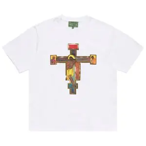 DENIM TEARS Crucifixion Tee - White