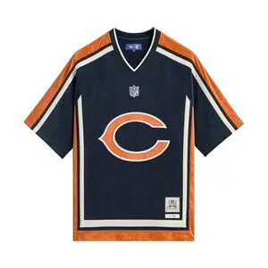 Kith X The Nfl For The Chicago Bears Leon Shirt 'nocturnal - Blue