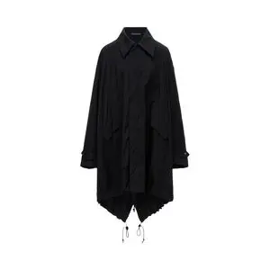 Y’s U-back Tiered Coat - Black