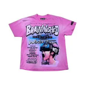 HELLSTAR Greatest Hits Brainwashed World Tour T-shirt - Pink