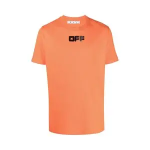 Off-White Arrows Font Short-sleeve Slim Tee /black - Orange
