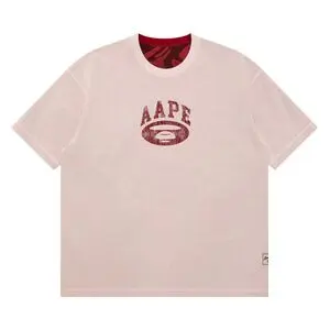 AAPE Moonface Logo Tee 'ivory