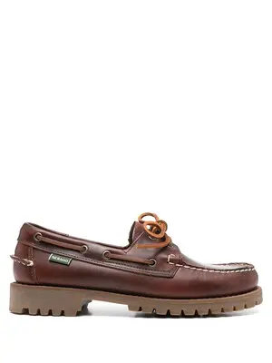 SEBAGO Ranger Waxy Loafers In Leather - Brown
