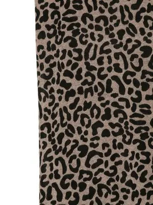 Faliero Sarti Ayame Cashmere Stole With Leopard Print