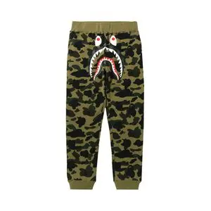 A BATHING APE 1st Camo Shark Slim Sweatpants - Green