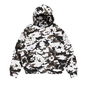 DENIM TEARS Cotton Wreath Hoodie 'snow Camo - White