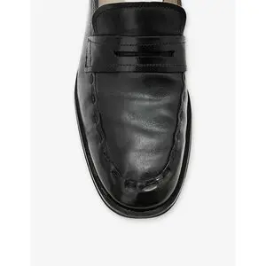 ALLSAINTS Jules Stitch Leather Loafers