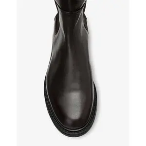 ALLSAINTS Bales Leather Knee-high Boots - Dark Brown