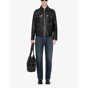 ALLSAINTS Vegason Four-pocket Leather Jacket