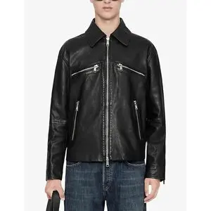 ALLSAINTS Vegason Four-pocket Leather Jacket