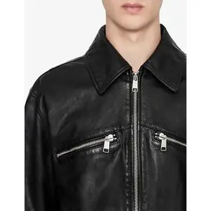 ALLSAINTS Vegason Four-pocket Leather Jacket