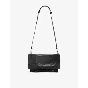 ALLSAINTS Lutece Small Leather Cross-body Bag - Black