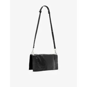 ALLSAINTS Lutece Small Leather Cross-body Bag - Black