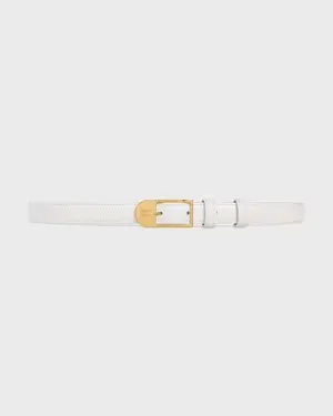 Celine Bc 25 Belt - White