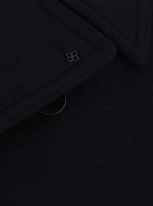 Tagliatore San Francisco' Double-breasted Coat With Notched Revers In Blend Wool For