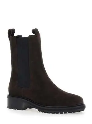 AeydĒ Boots Jack Cow Suede Leather With Suede And Brown For