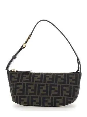 Fendi Vanity Poiych Ff Jacquard - Brown