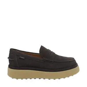 TOD'S Suede Loafers - Brown