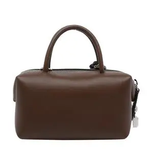 Max Mara 0,3 Cm Holdalls Small Boston Bag - Brown
