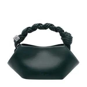 GANNI Mini Bou Handbag - Green