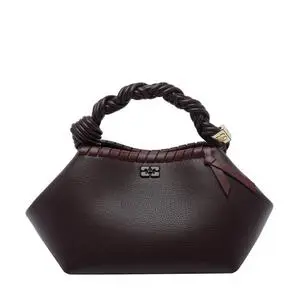 GANNI Small Bou Tresse' Handbag - Brown