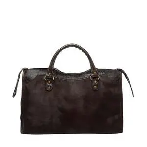 Balenciaga Medium City Handbag - Brown