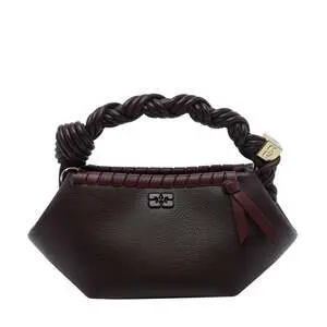GANNI Mini Bou Tresse' Handbag - Brown