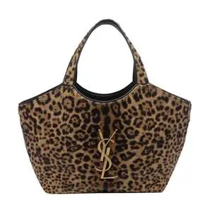 Saint Laurent Medium Icare Shopper Bag - Brown