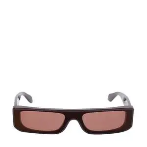 Alaïa Rectangular Mask Sunglasses - Brown