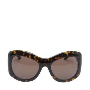 Gucci Round Sunglasses - Brown